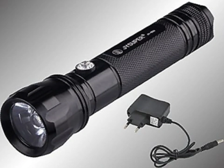Jy super rechargeable metal torch jy 859