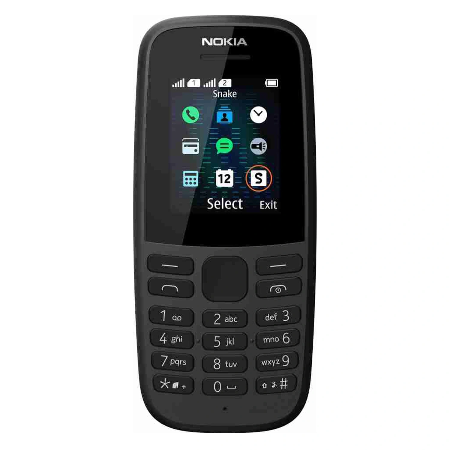 Nokia 105 | Dual SIM Keypad Phone | Long-Lasting Battery, Wireless FM ...