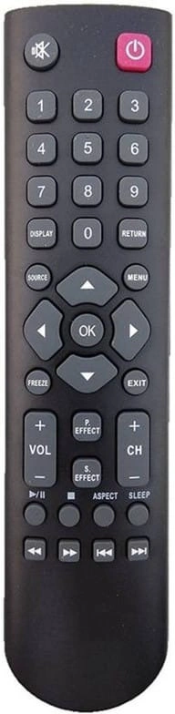 VEV Intex LED TV Remote Compatible With Intex TV (BLACK)