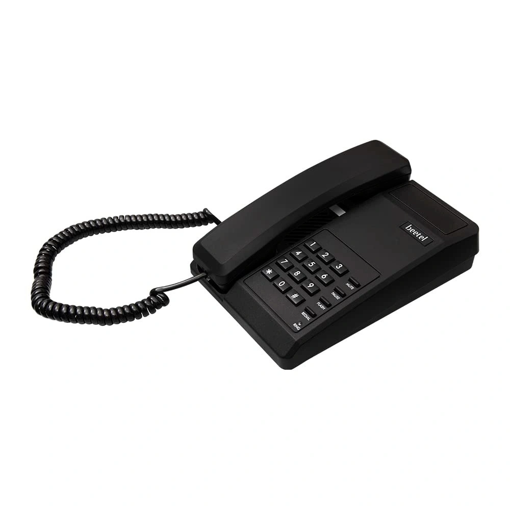 Beetel B11 Corded Landline Phone, Ringer Volume Control, LED For Ring ...