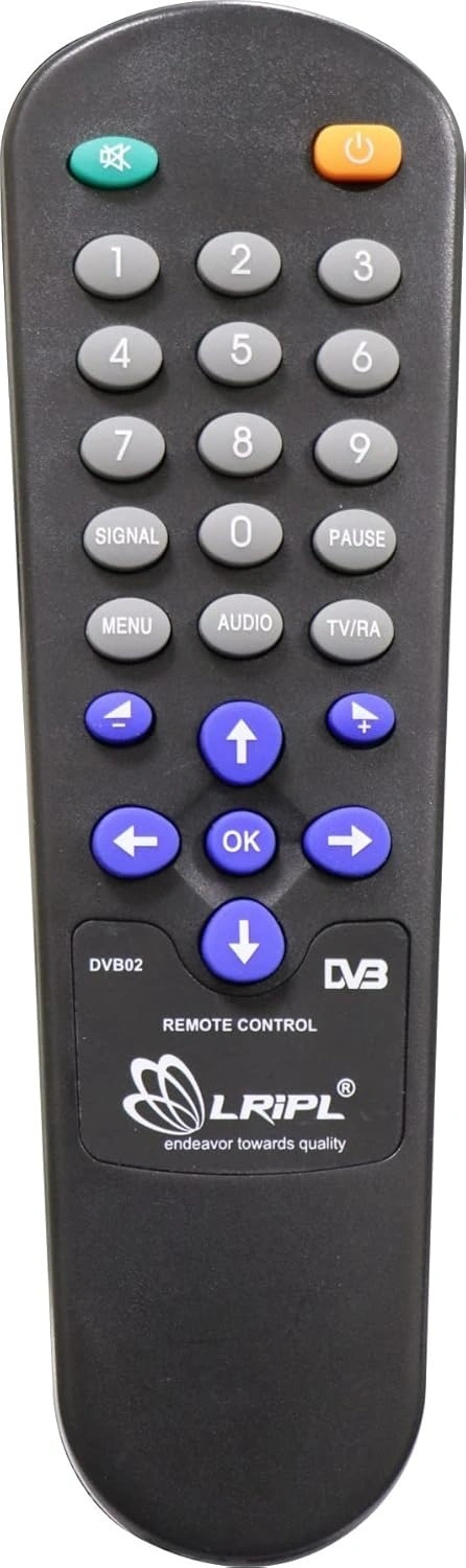 LRIPL Remote for Free to Air Set top Box/DTH/DVB Control for DD Dish ...