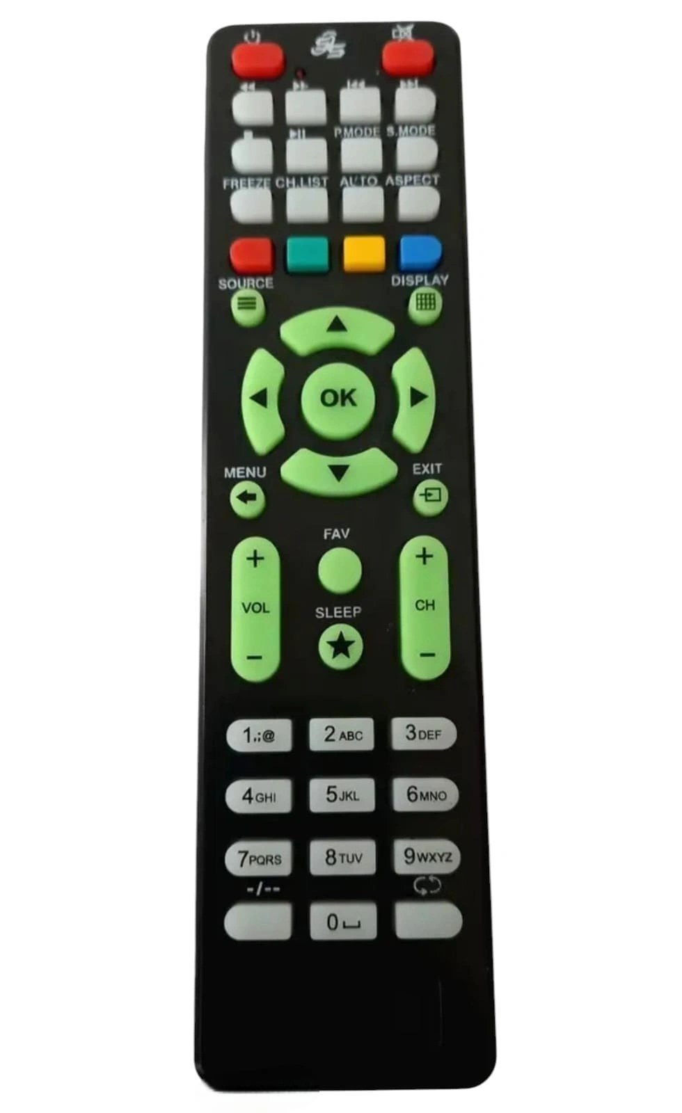 VEV Mitashi LED TV Universal Remote Compatible For Mitashi TV (BLACK)