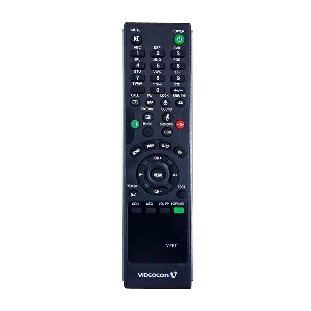VEV Videocon (V-TFT) LED TV Remote Compatible With Videocon (V-TFT) TV ...