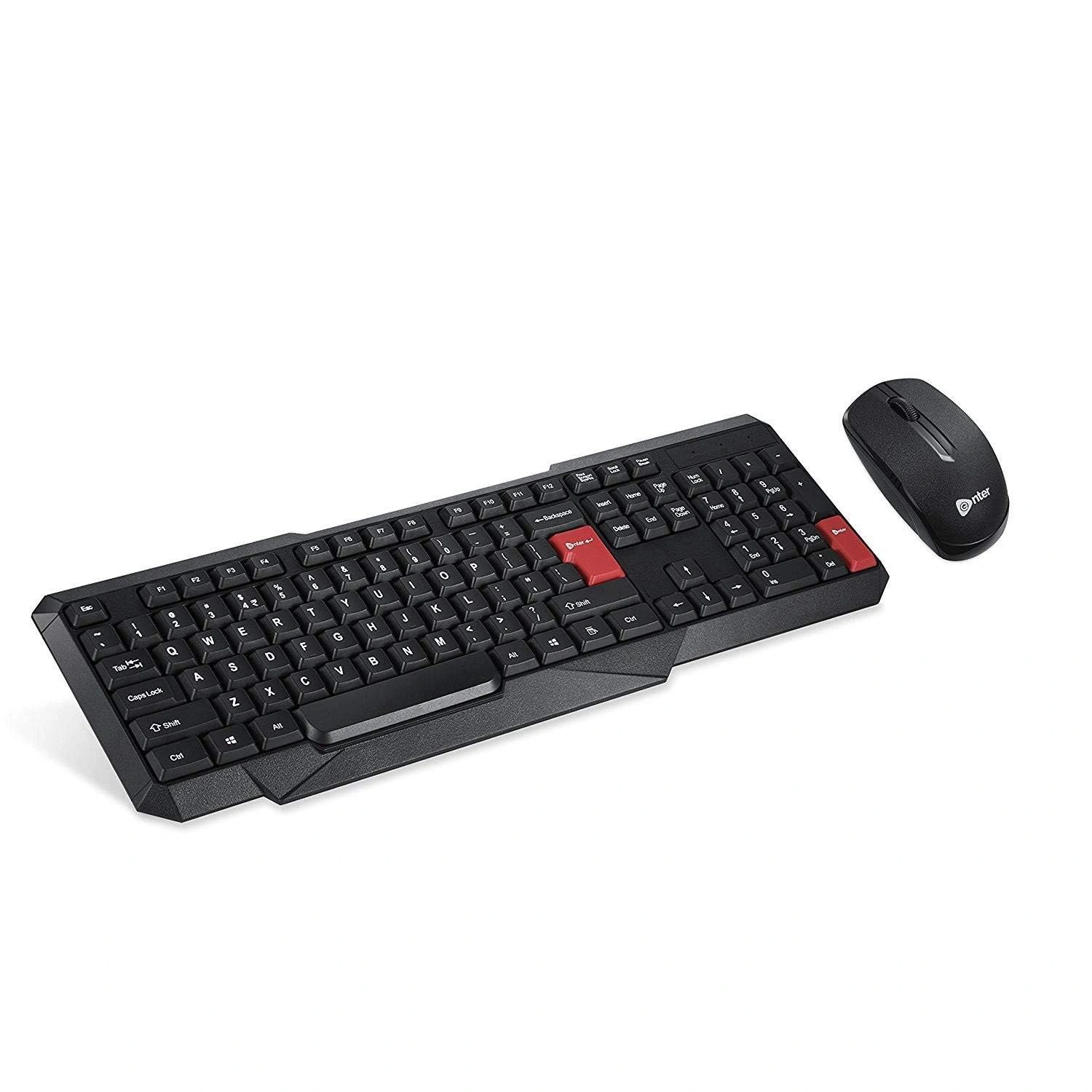 enter E-WKB-A Wireless Keyboard & Mouse (Black)