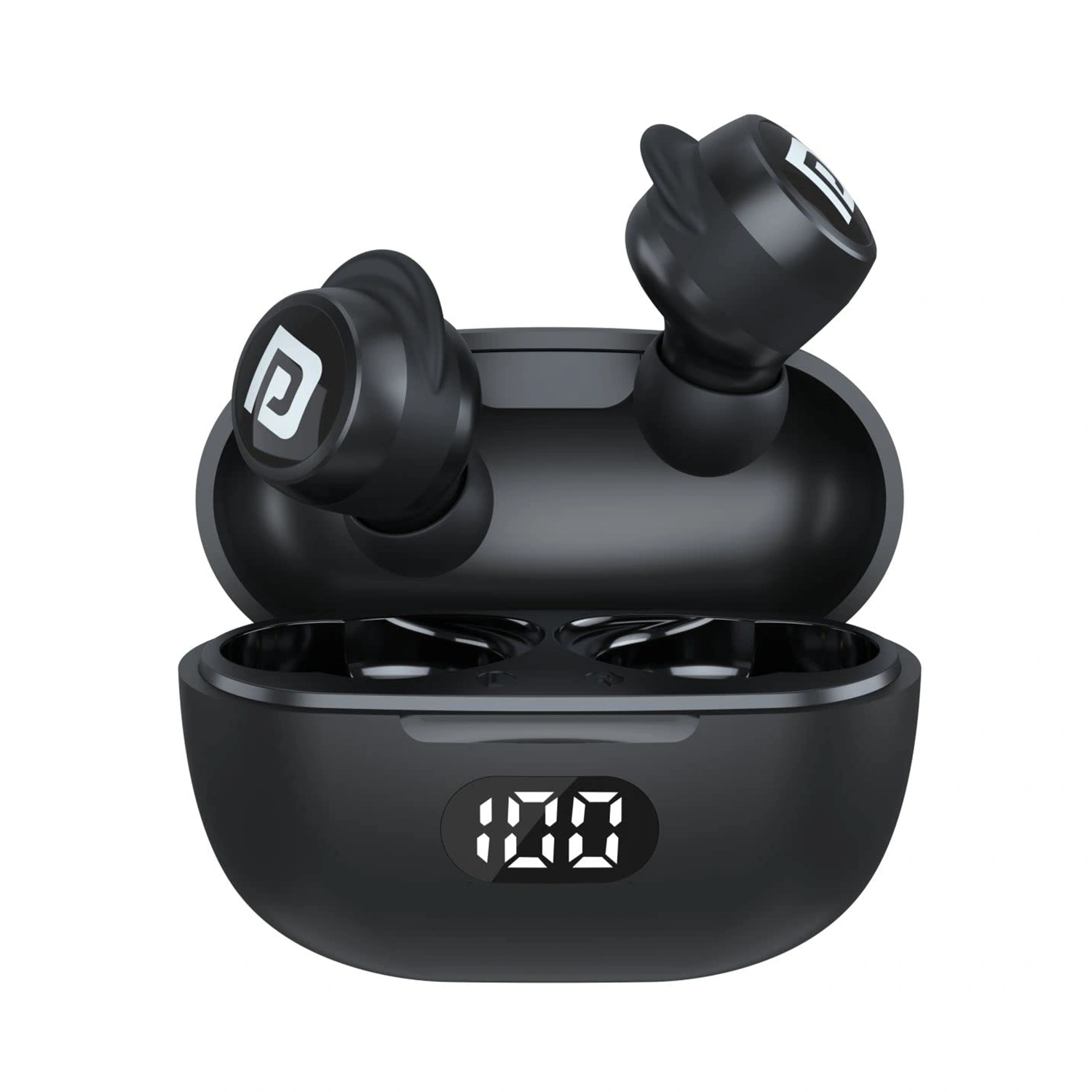 Portronics Harmonics Twins S5 Smart TWS Earbuds with LED Display, 15Hrs ...
