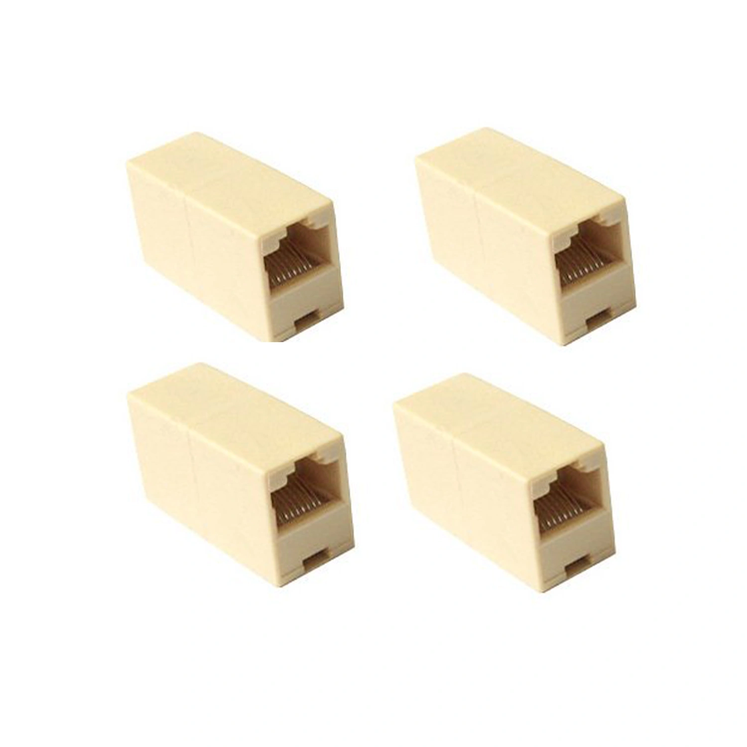 VEV RJ45 LAN Ethernet CAT5 CAT6 Cable Connector Jointer Coupler - 5 Pcs