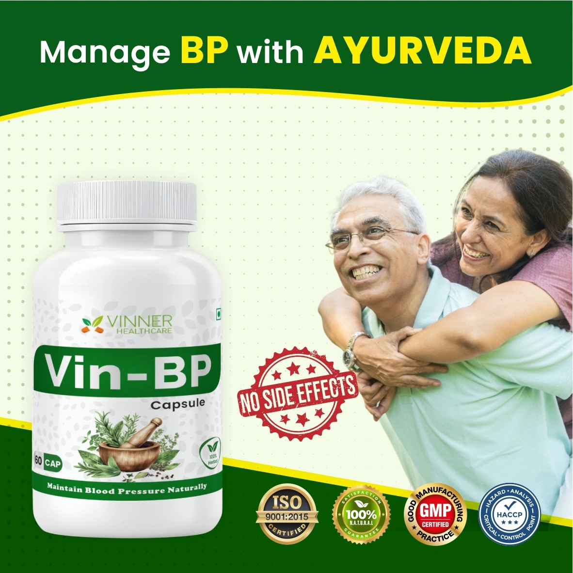 Vin-BP Capsules – Natural Support for Blood Pressure, Stress & Sleep