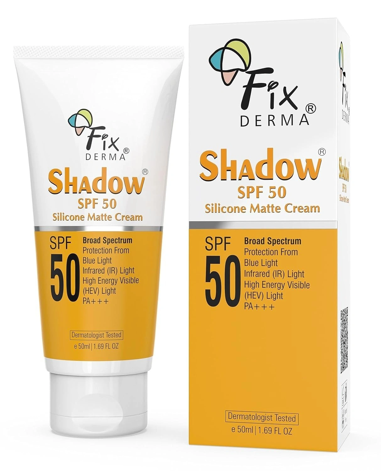 Buy Fixderma Shadow Sunscreen SPF 50 Silicone Matte Cream PA ...