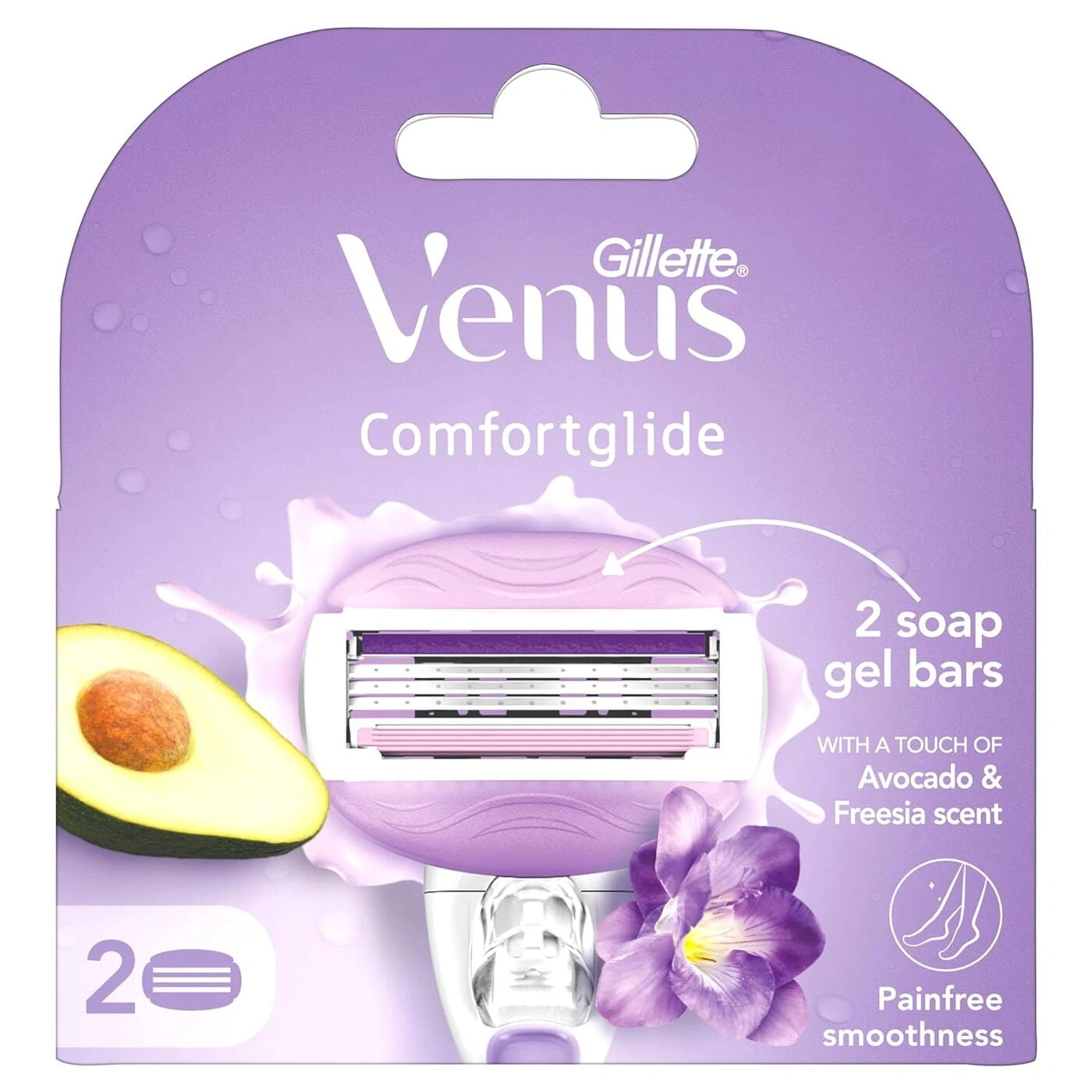 Buy Gillette Venus Comfortglide Hair Removal Razor Blades / Refills ...