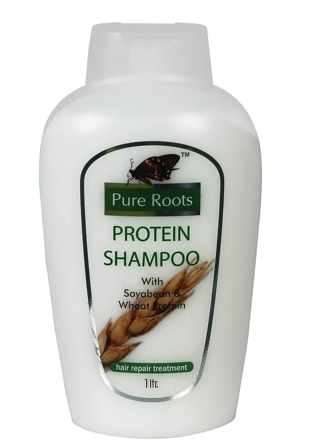 Pure Roots Protein Hair Repair Treatment Shampoo - Soybean & Wheat ...