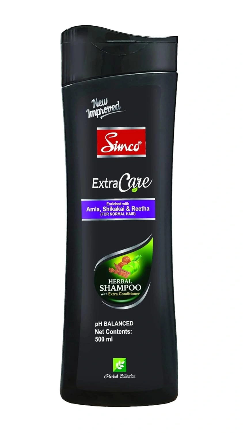Buy Simco Extra Care Amla, Shikakai & Reetha Shampoo | Herbal Shampoo ...