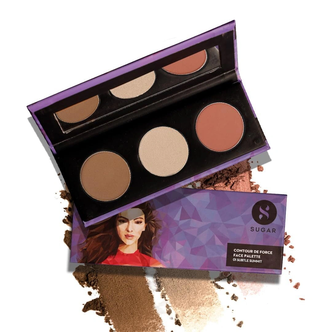 Buy SUGAR Cosmetics - Contour De Force - Face Palette with Lightweight ...