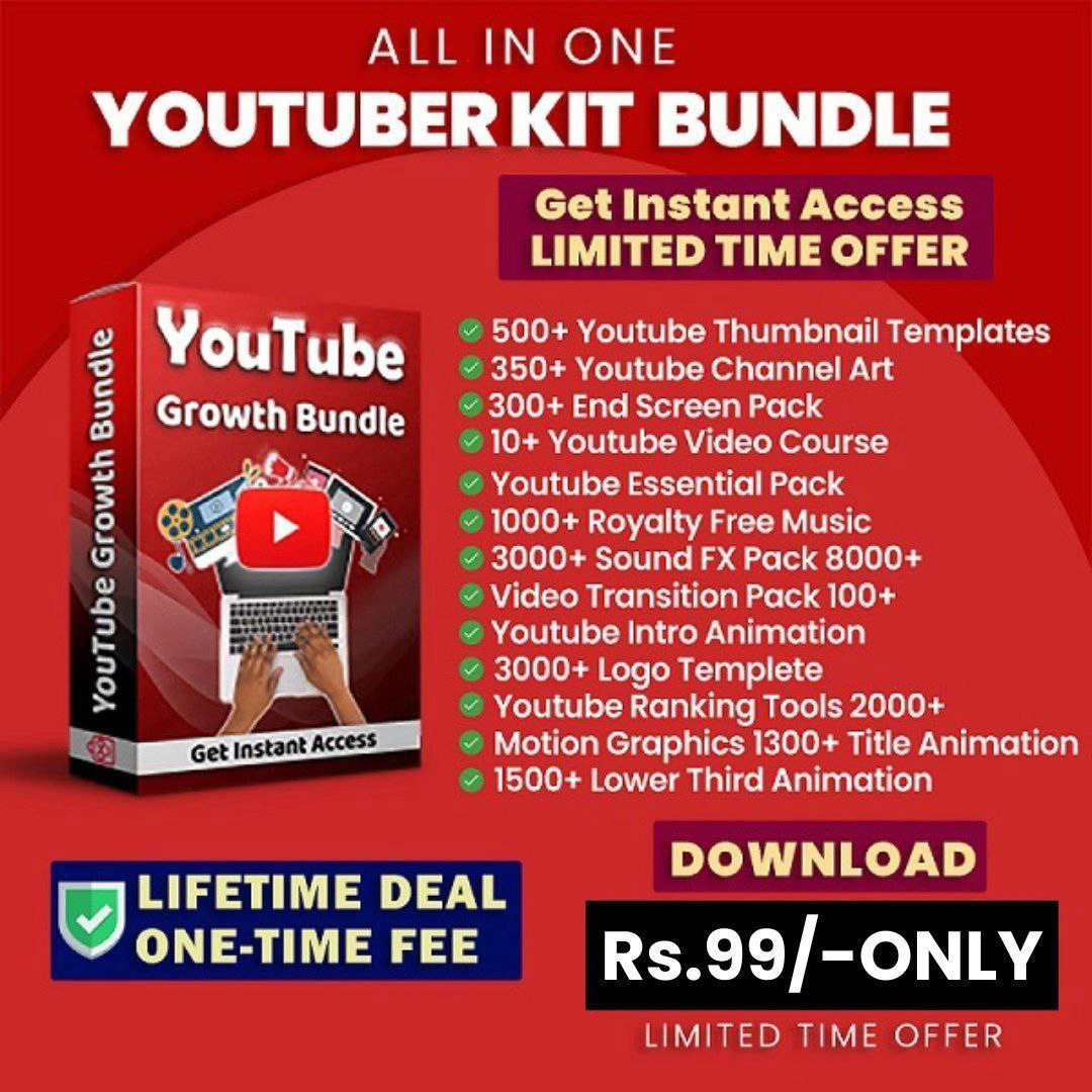 All In One Youtuber kit Bundle