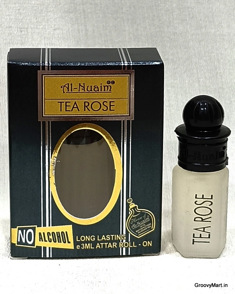 Al Nuaim tea rose perfume roll-on attar free from alcohol