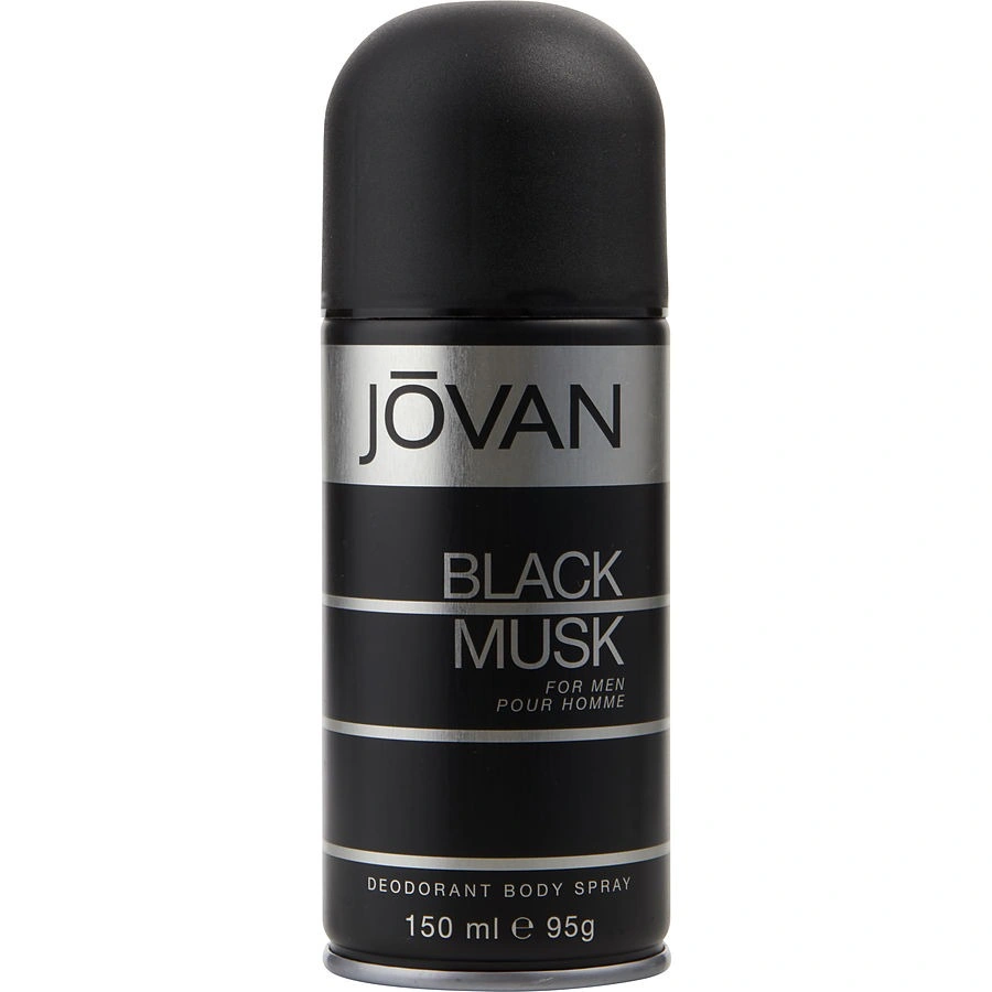 JOVAN Black Musk Original Deodorant Perfume Body Spray For Men (150ML ...