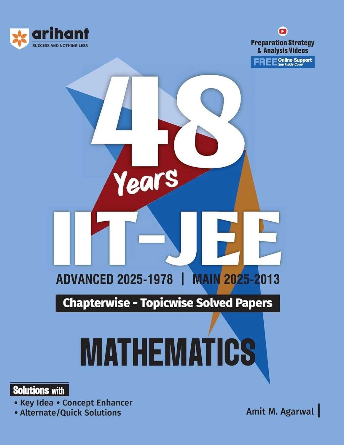 Arihant MATHEMATICS 48 Years IIT-JEE | JEE Main & Advanced (1978-2025) | Chapterwise Topicwise ...