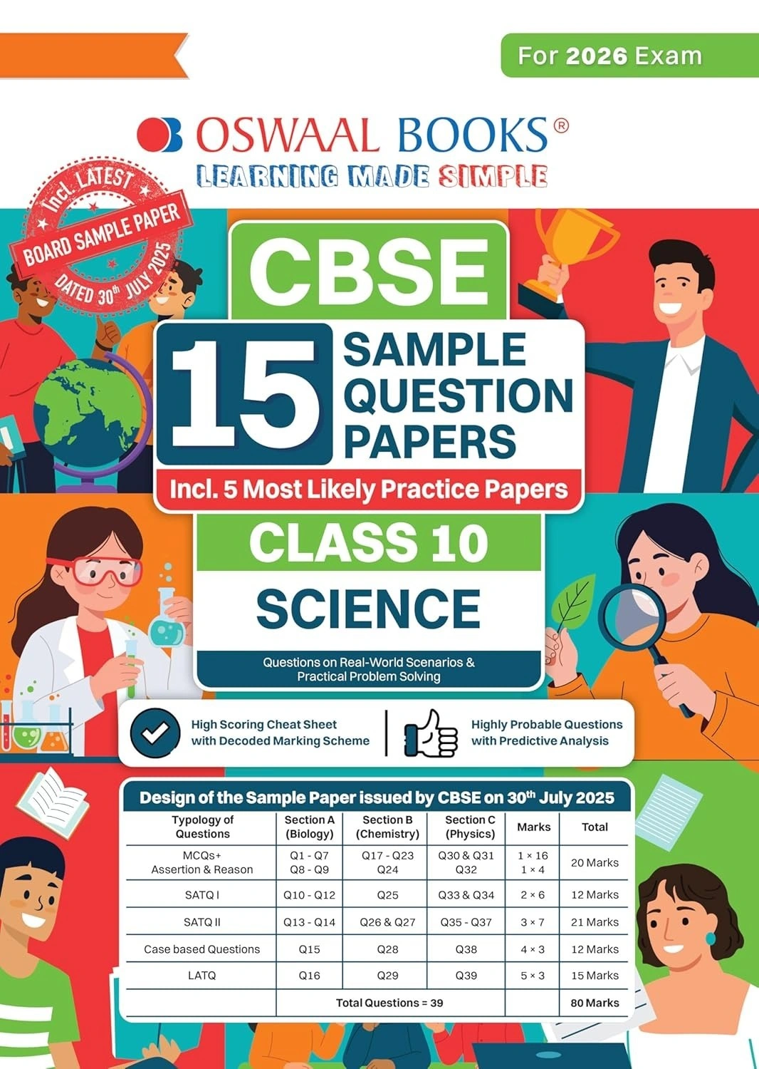 Oswaal SCIENCE Sample Question Papers (As per CBSE Sample Question ...