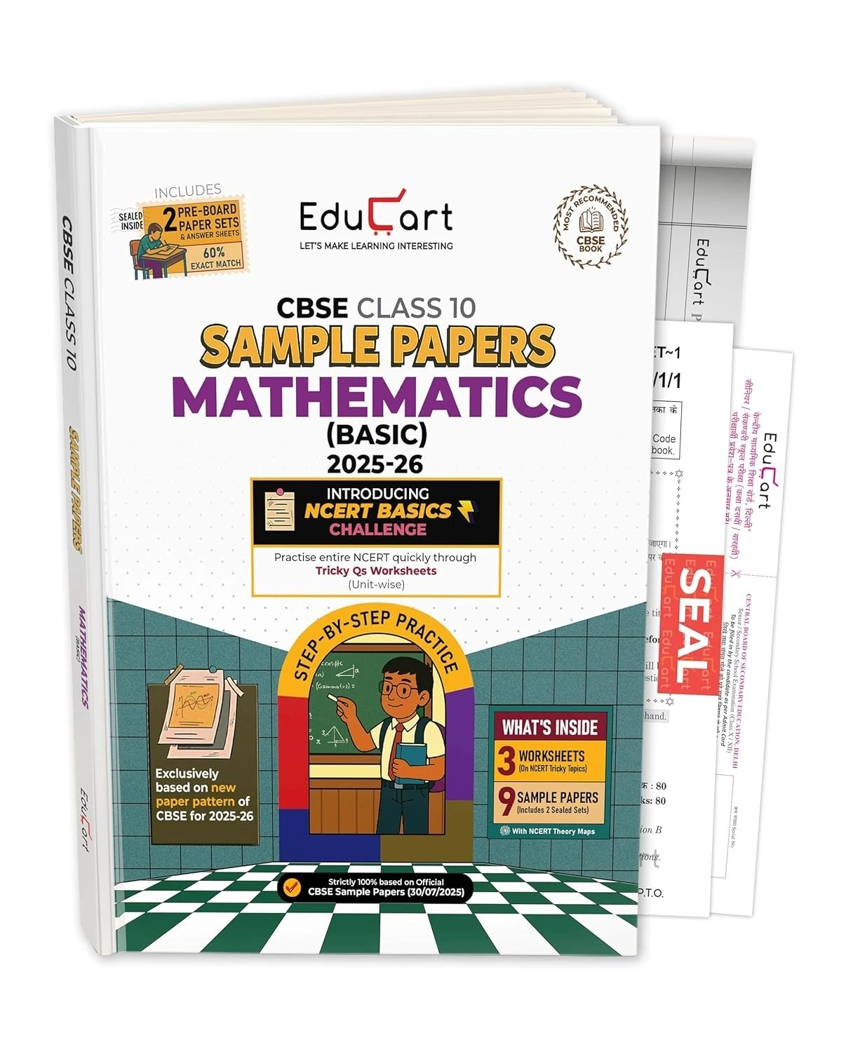Educart MATHEMATICS (Basic) Sample Papers 2025-26 - Class 10 ...