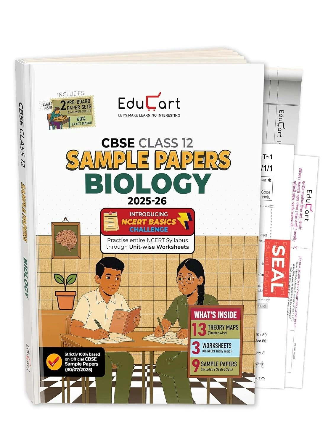 Educart BIOLOGY Sample Papers 2025-26 - Class 12 (Based on Latest CBSE ...
