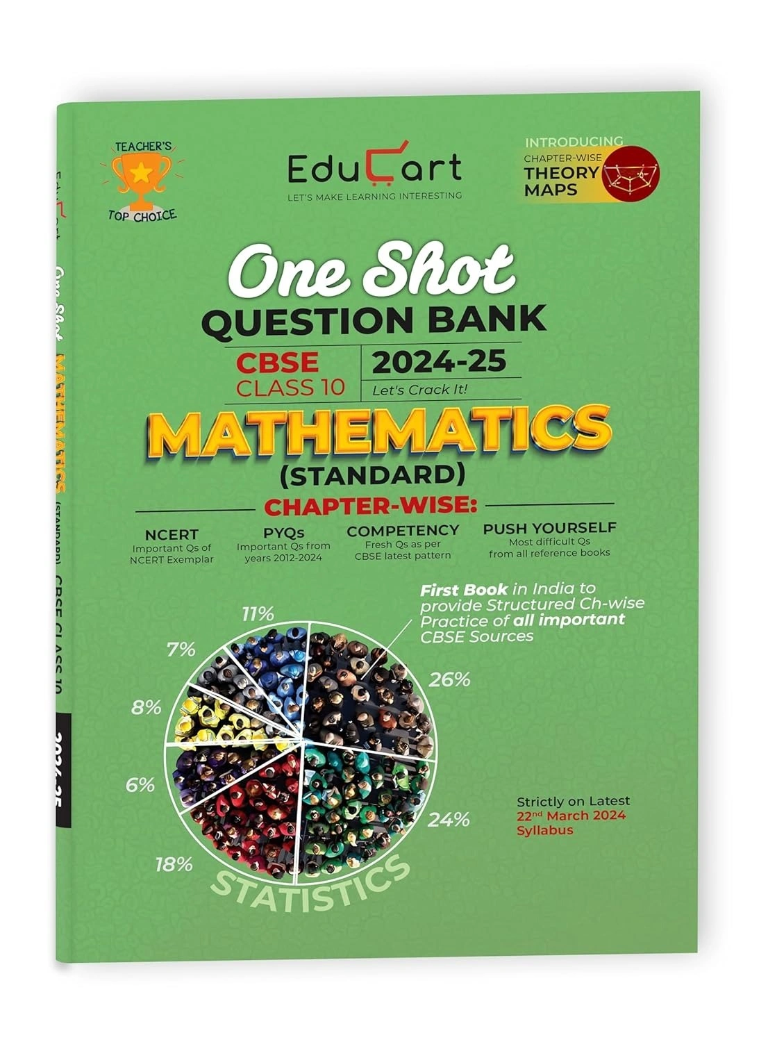 Educart MATHEMATICS Standard One Shot Question Bank (for 2025 Exam ...