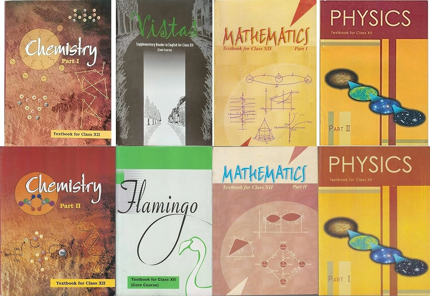Class 12 - PCM-E (Physics, Chemistry, Maths, English) - Complete Set ...