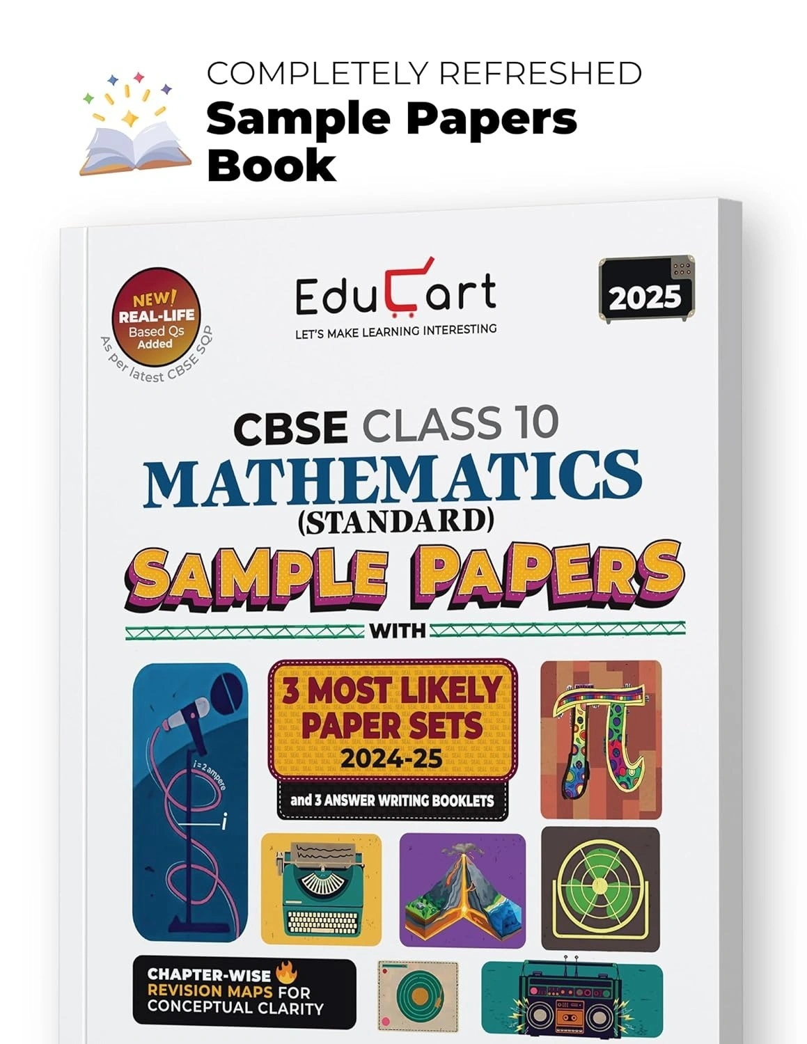 Educart MATHEMATICS STANDARD Sample Papers 2024-25 - Class 10 (With ...