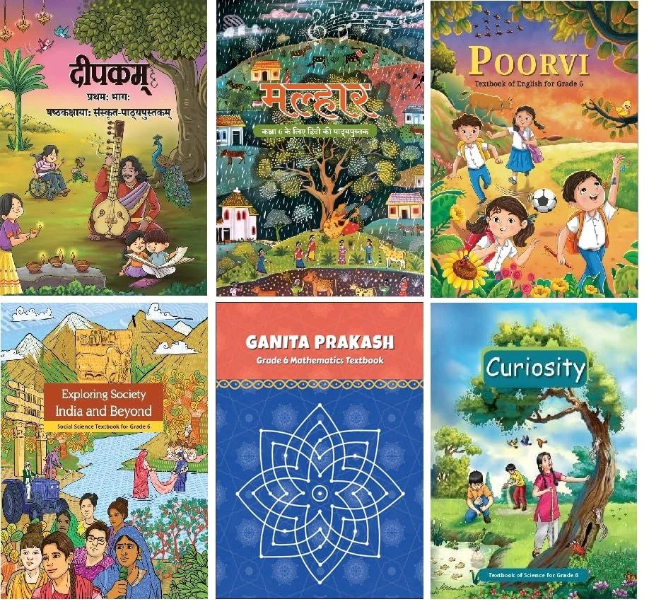 NCERT Complete Set (Ganita Prakash, Curiosity, Exploring India, Poorvi ...