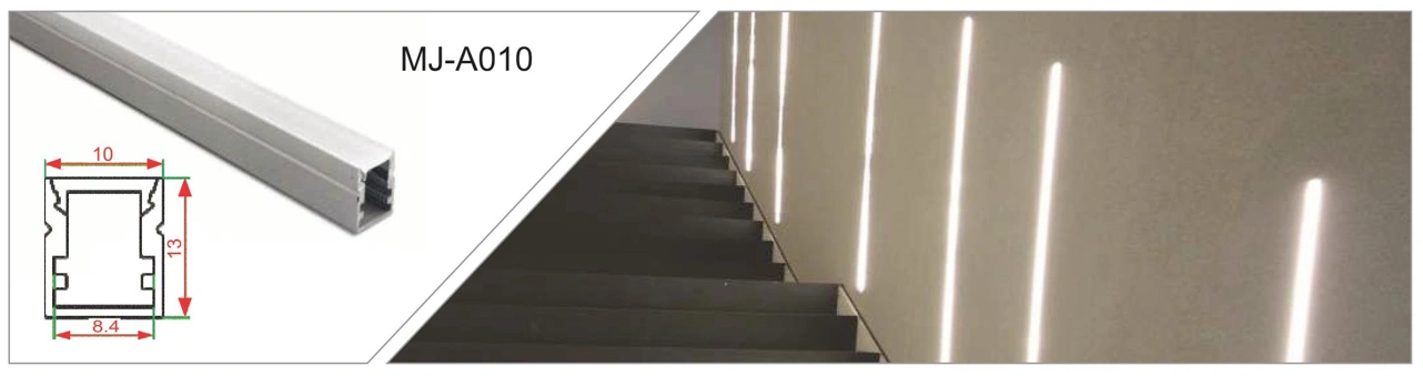 10MM Surface Aluminium Profile (MJ-A010) 2Mtr Length