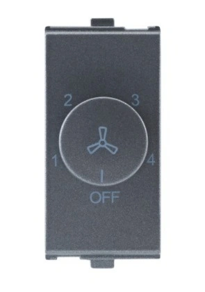 Anchor Penta Modular Fan Regulator Tiny 100W 1M Grey