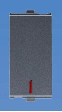 Anchor Penta Modular 16A 1 Way Switch With Indicator Grey
