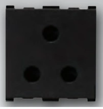 Panasonic Vision 10A 3 Pin Socket Black