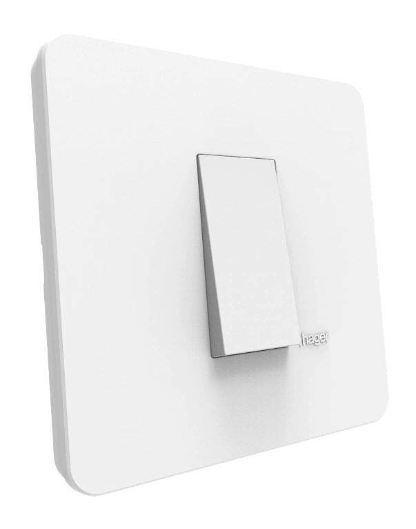 Hager 1M Plate White - WSNCG1