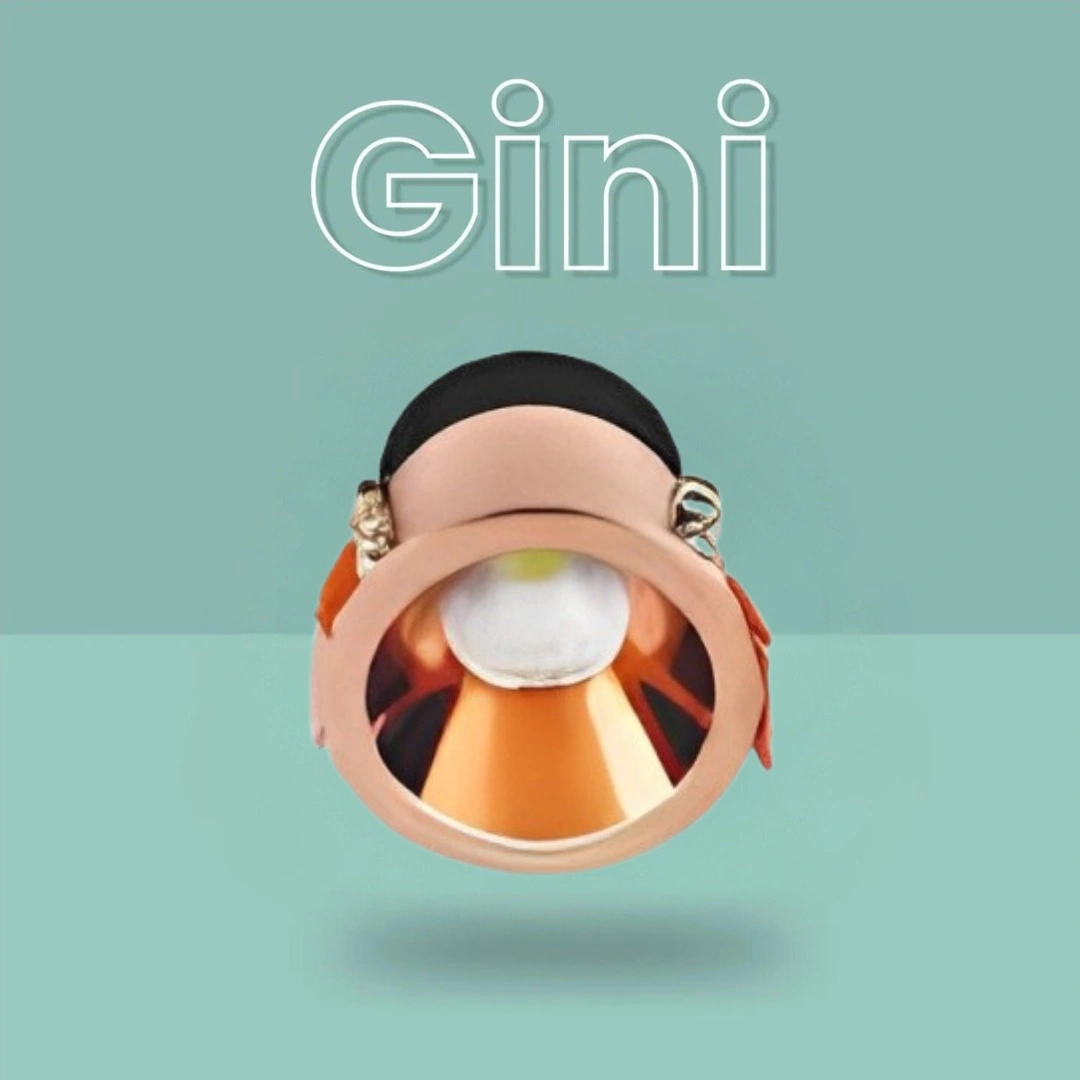 Gini Led Spot Light Copper Body Neptune