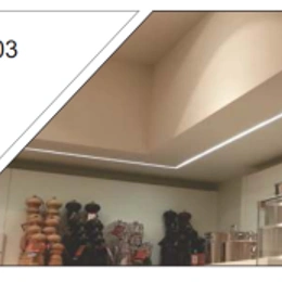 17MM DEEP Concealed Alumnium Profile (MJ-A003) 2Mtr Length