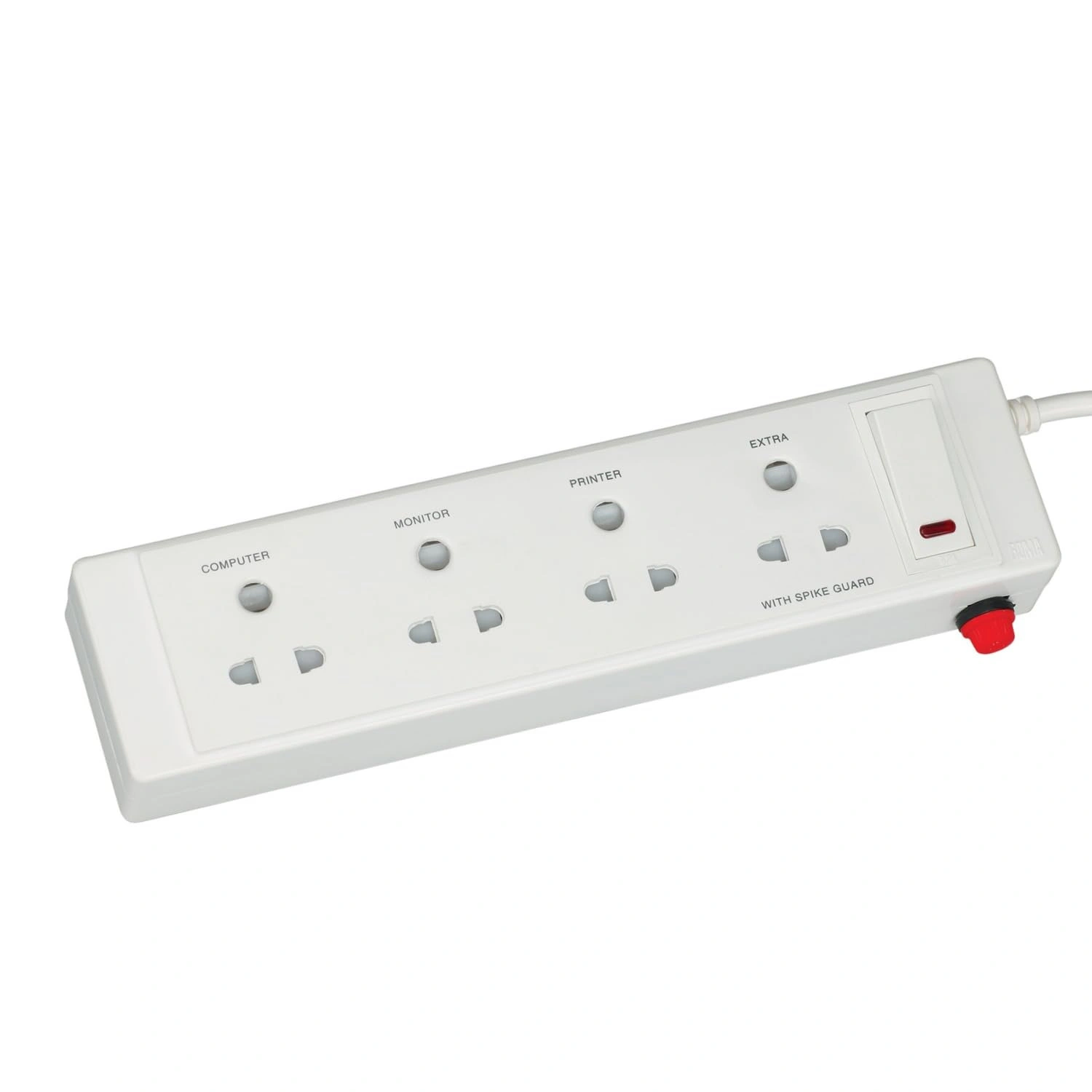 Anchor Spike Guard 4 Socket, 1 Switch - 1.5 Mtr - 20518