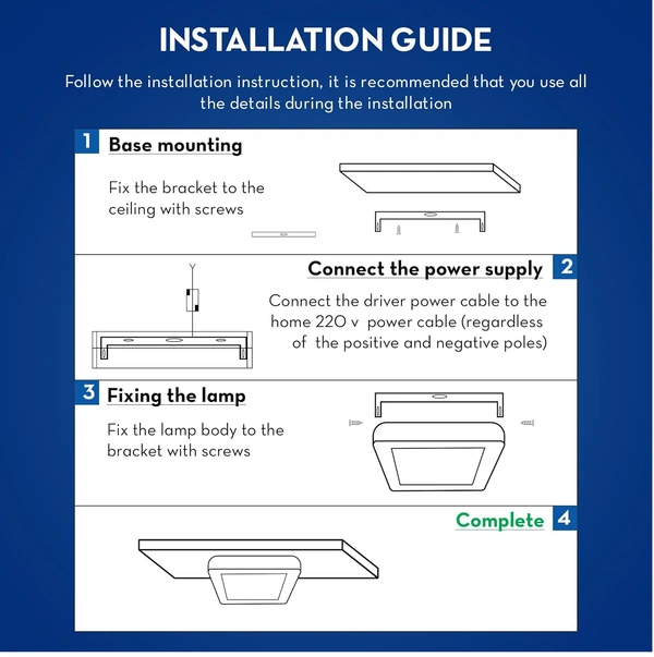 STYLUS SQUARE SURFACE LED PANEL CROMPTON
