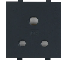 Anchor Roma 3Pin Socket 10A Black