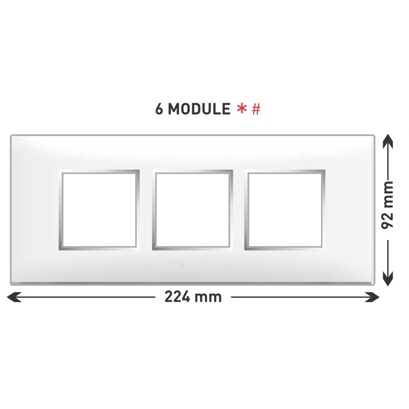 Lisha 6M Turbo Plates- White