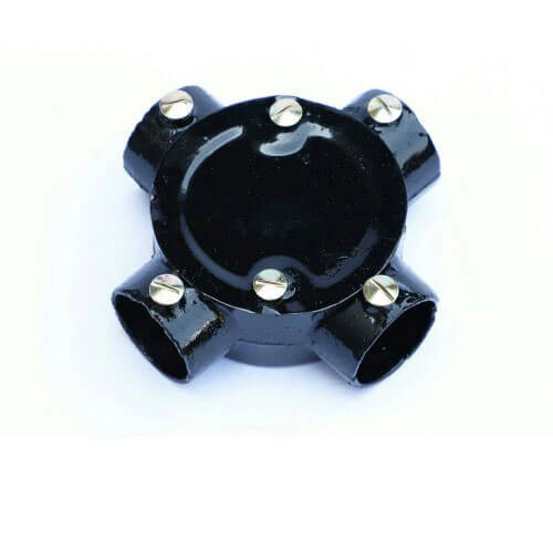 25MM 4Way Metal MS Flat Junction Box (Dozen)