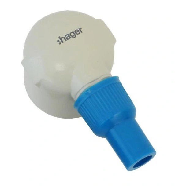 Single Phase Metal Plug 20A 2P+E IP44 Hager - VZ131I