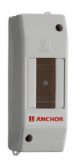 Anchor PVC MCB Enclosure Box 2 Pole
