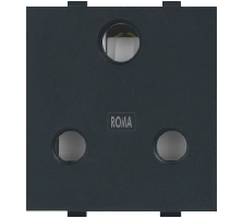 Anchor Roma 3Pin Socket 10A Black