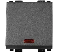 Anchor Penta Modular 32A DP Switch With Indicator 2M- Graphite Grey