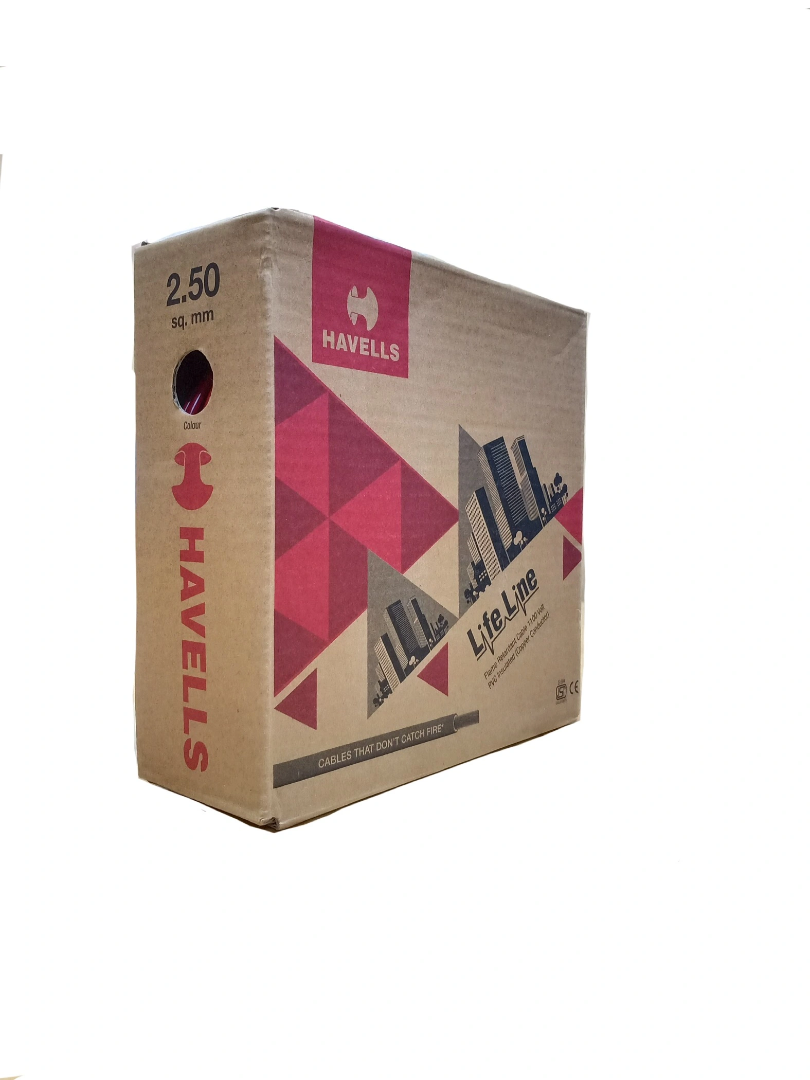 HAVELLS 2.5 SQMM FR COPPER 180 MTR WIRE