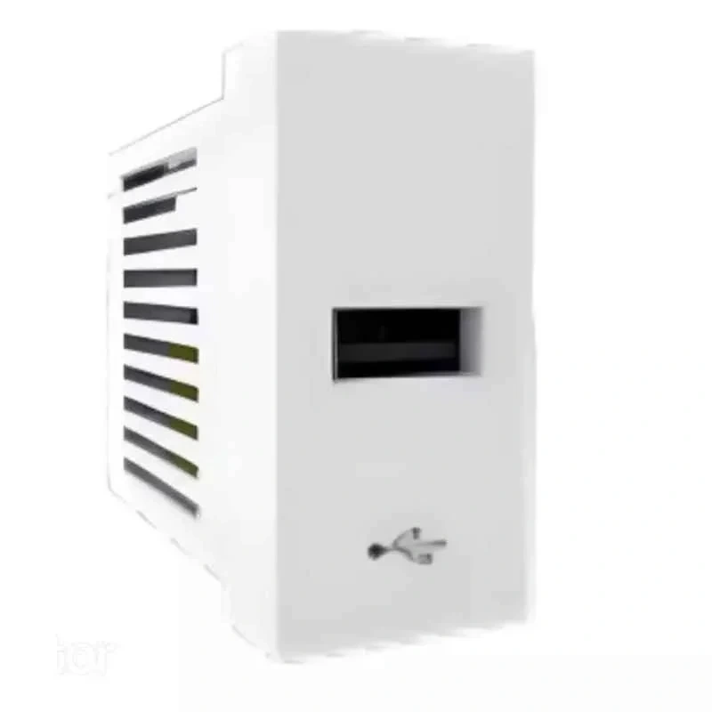 Hager USB Charging Socket White - WSNDS51