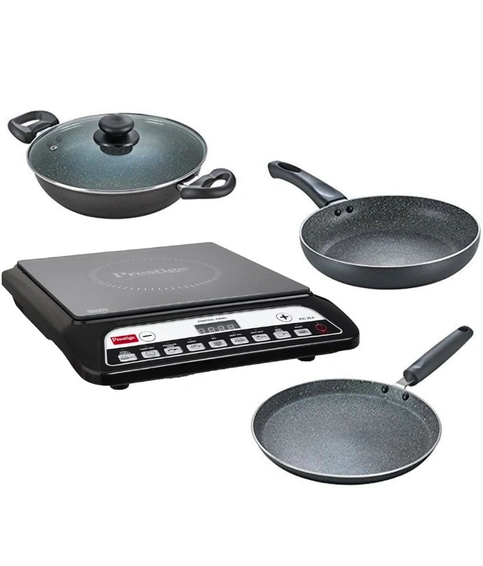 Induction Cooktop Pic 20.0 With Omega Deluxe Granite Byk Set 3 Pc Set