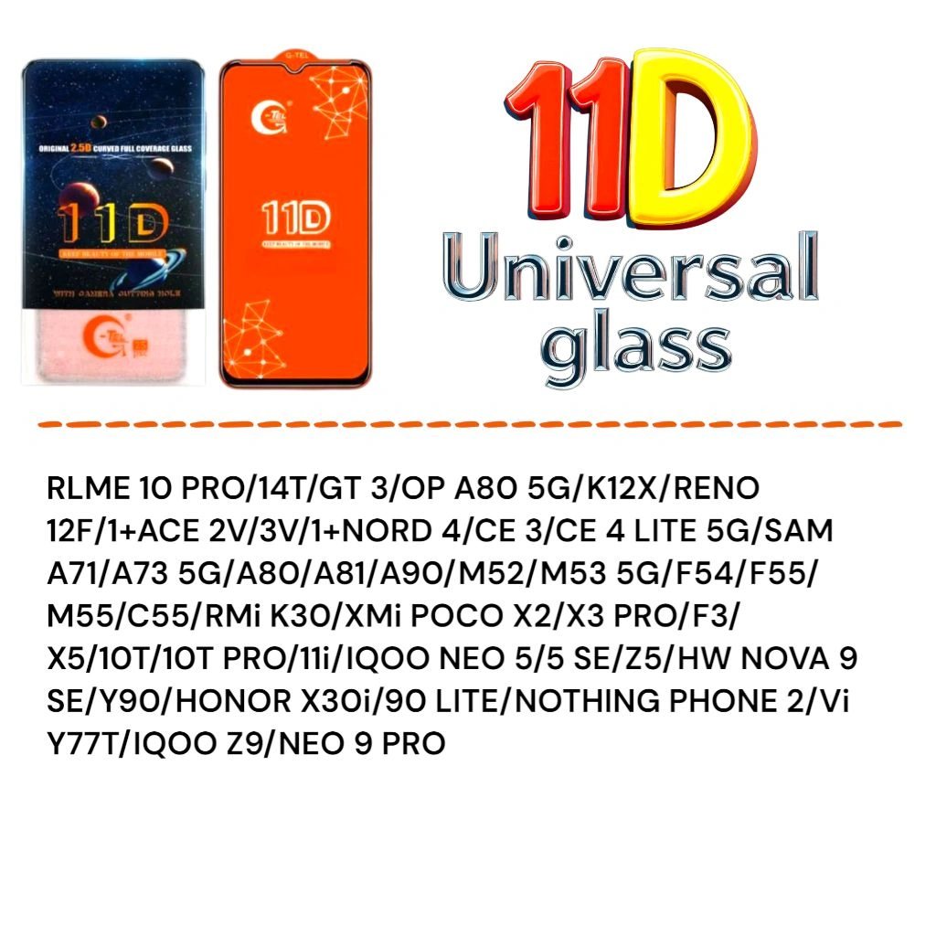 Realme 10 Pro Universal 11d Glass