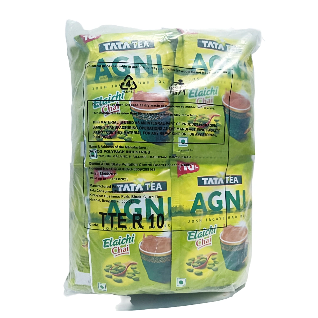 Tata Tea Agni, Elaichi Chai -₹10 (Pack 0f 20)