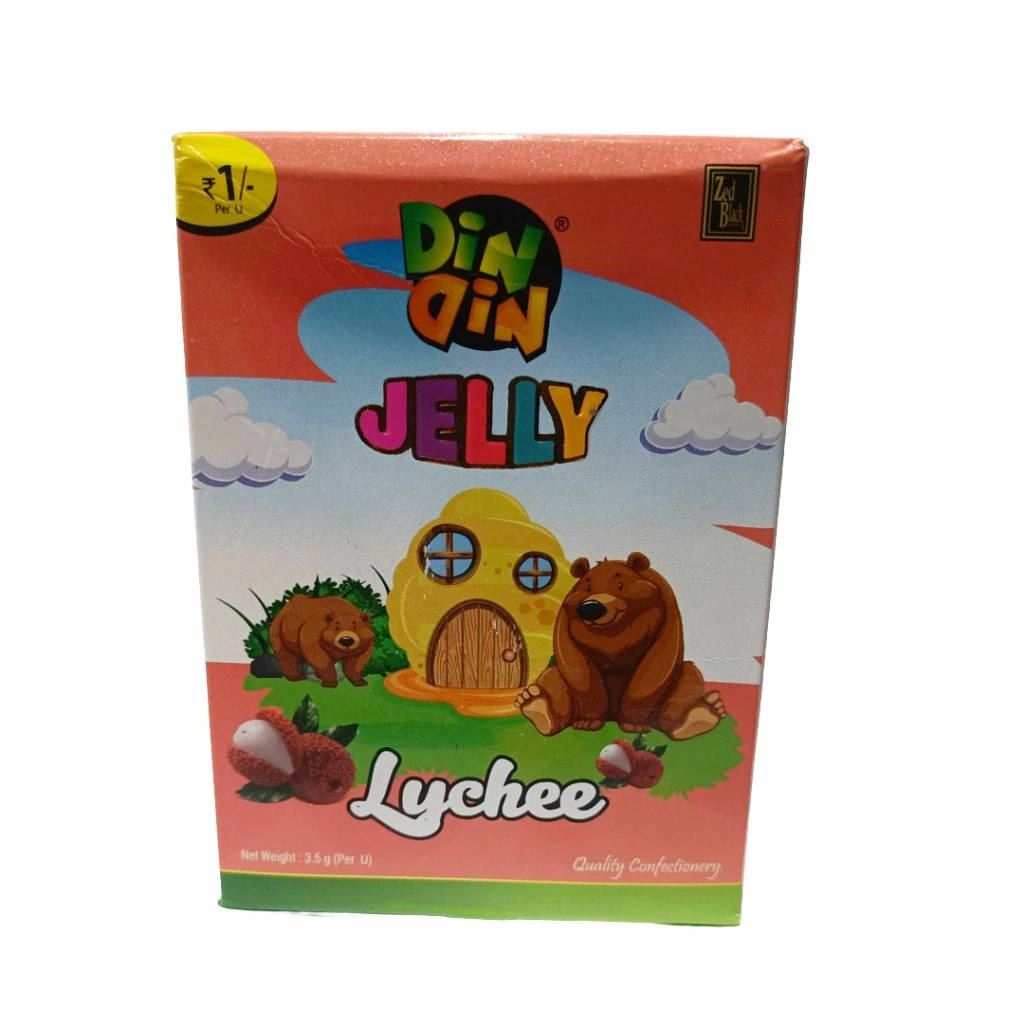 Din Din Jelly Lychee - ₹1 (Pack Of 85)