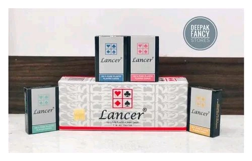 Lancer Plastic Playing Cards (Pack Of 12)